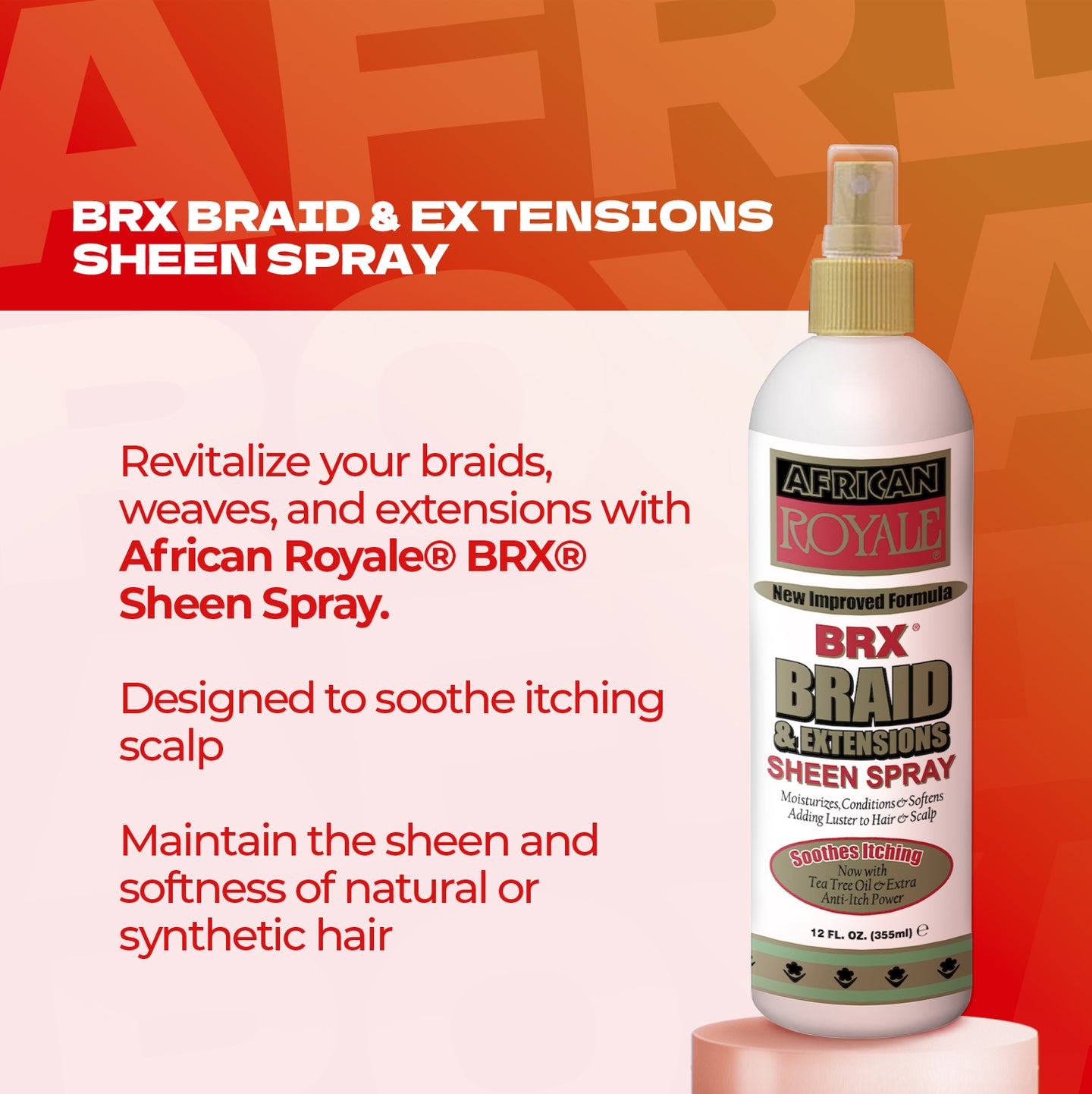African Royale Brx Braid Spray – Bronner Bros Hair Care