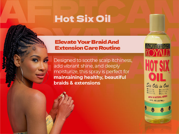 African Royale Hot Six Oil – Bronner Bros Hair Care