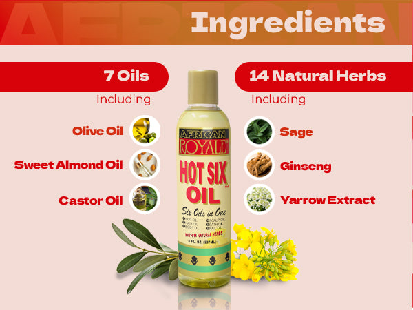 African Royale Hot Six Oil – Bronner Bros Hair Care