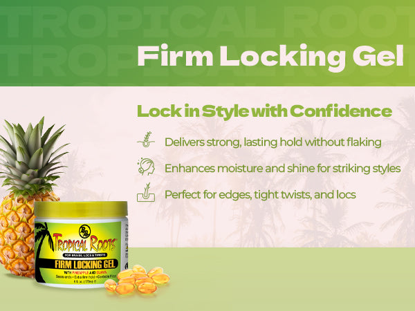 Tropical Roots Firm Locking Gel – Bronner Bros Hair Care