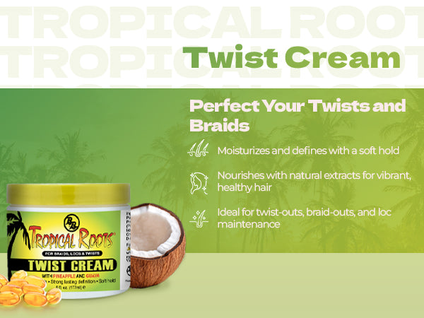 Tropical Roots Twist Cream – Bronner Bros Hair Care