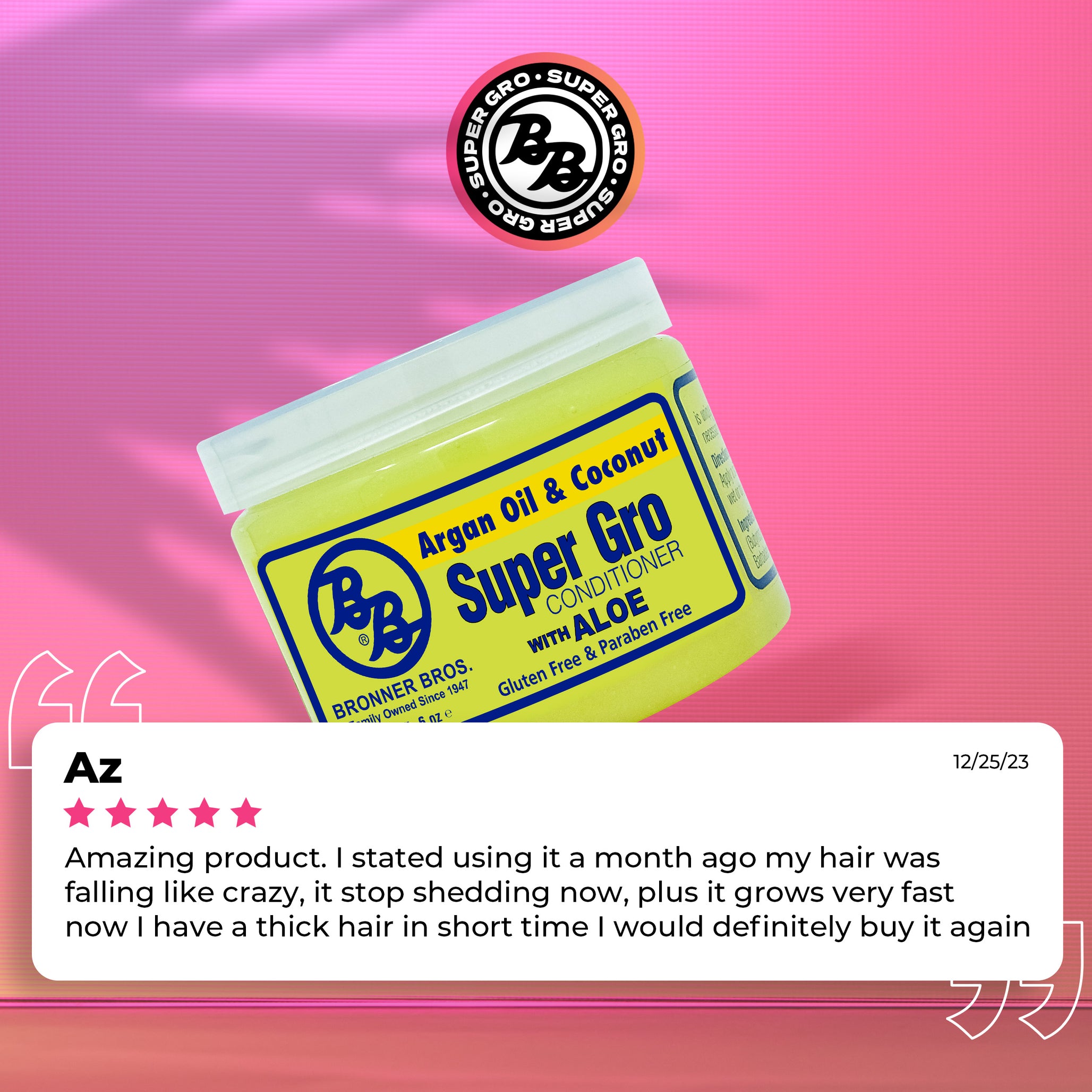 BB Super Gro Argan & Coconut – Bronner Bros Hair Care