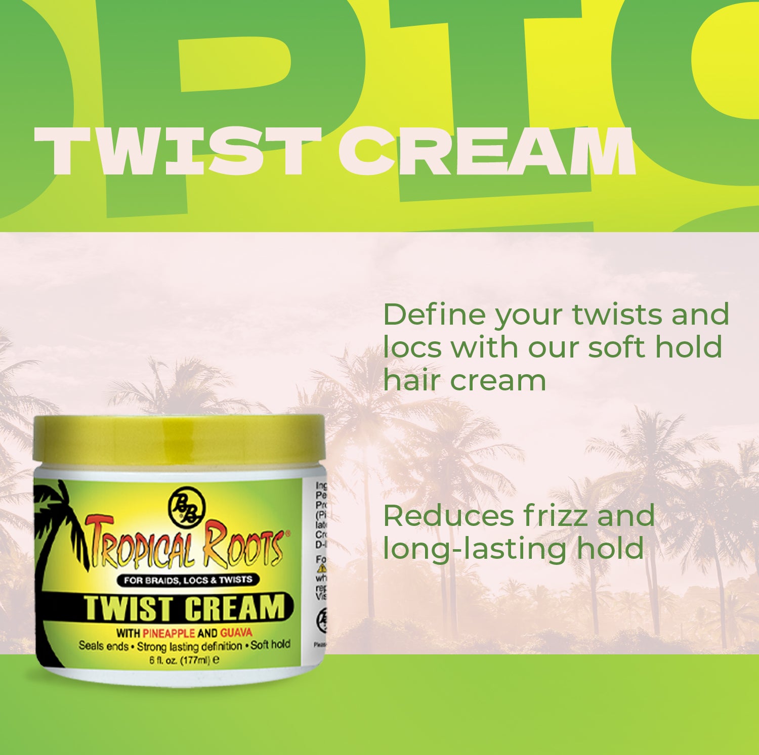 Tropical Roots Twist Cream – Bronner Bros Hair Care
